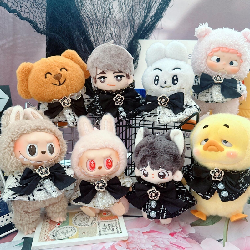 Labubu v2 v1/Upsetduck/Lilla Set New Doll Clothes Plush Soft Fur ...