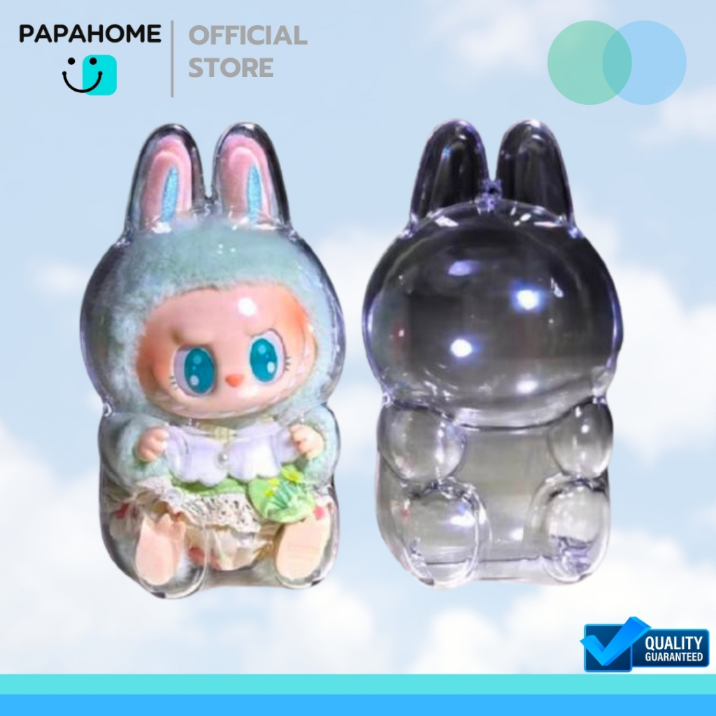 Clear Acrylic Case For LABUBU V2 V1 Keychain Protective (Product Does ...
