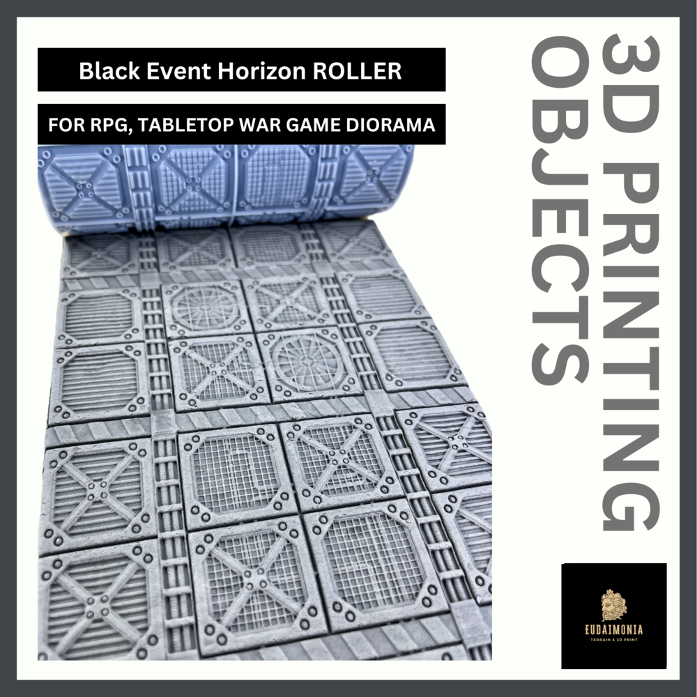 Miniature Black Event Horizon textured roller Can Be Delivered In 1-3 ...