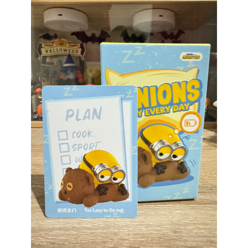 [Check Card][Too Lazy to Go out] Minions Every Day Series Figures Pop ...