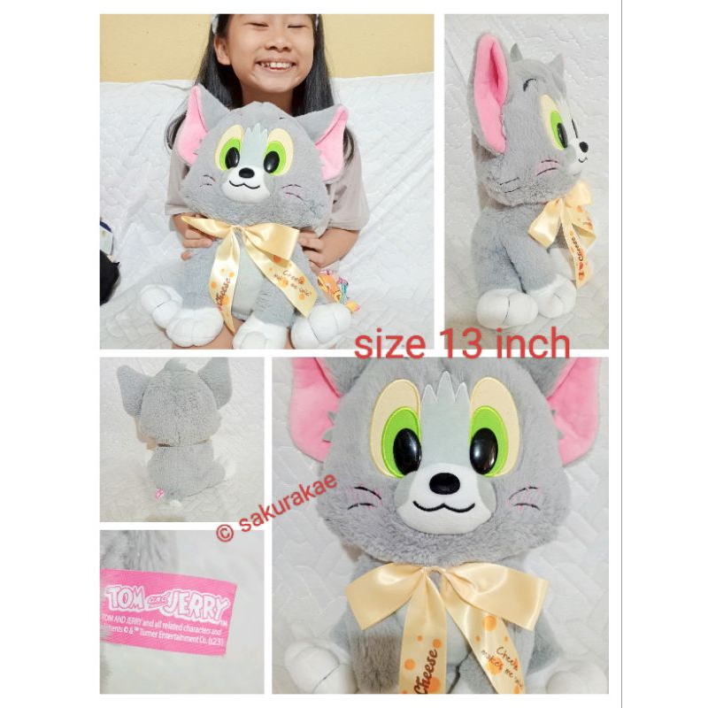 Tom and Jerry Cat Doll and Loh Shop Hand 1 Genuine License | Shopee ...