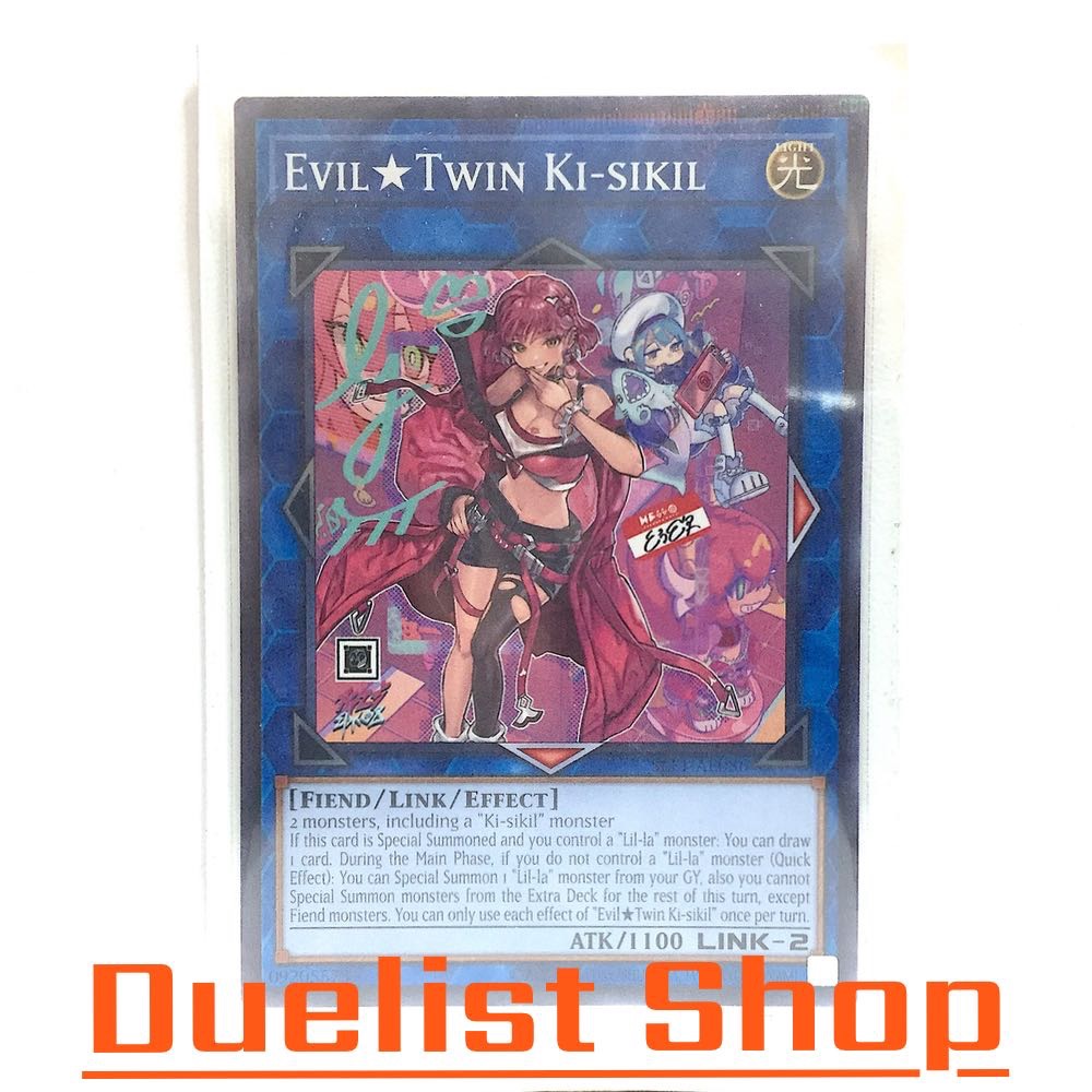 Evil Twin Ki-sikil (alternate art) (P) Monster Light Link2 [Fiend/Link ...