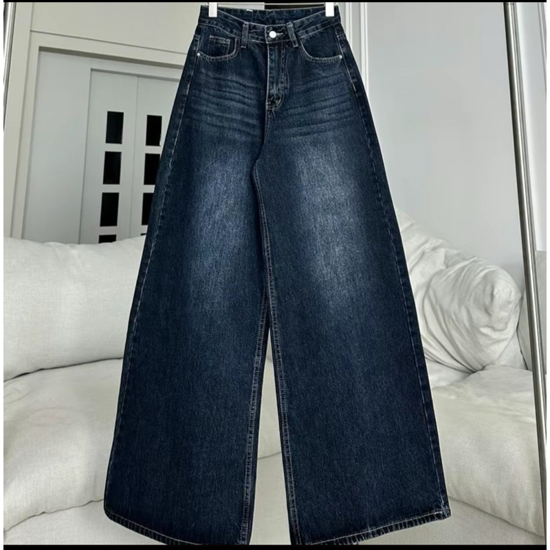 Forward Jeans Promthong Big Cylinder Long Legs Midnight Denim | Shopee ...