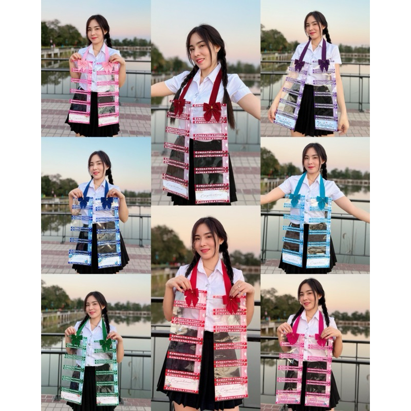 Garland With 12 Envelopes Of Banknote Printed congratulations | Shopee ...