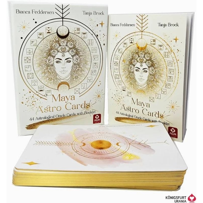 Maya Astro Cards Luxury Golden Edge Oracle | Shopee Philippines
