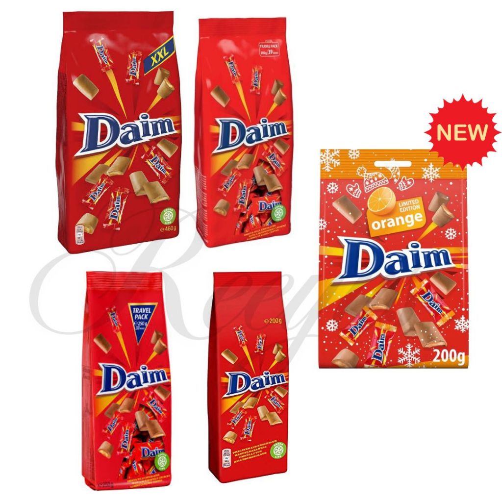 Daim Mini Chocolate bar Imported From Sweden There Are 5 Types ...