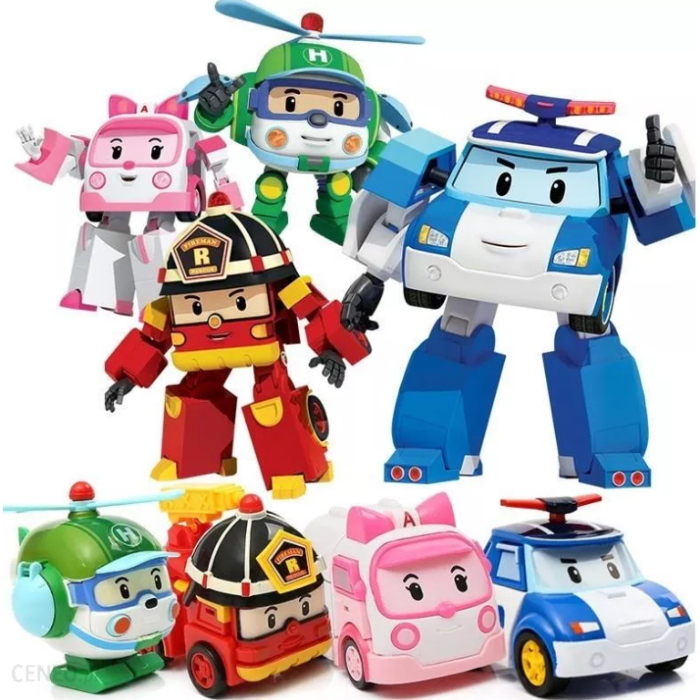 ROBOCAR POLI Transforming Robot Poly Transforms Into An Operation Car ...