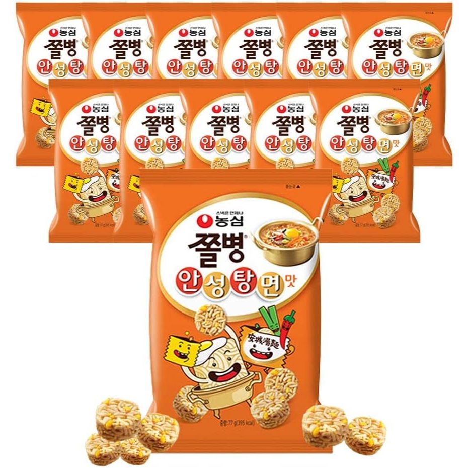 [Rojok] Korean Snacks With Chool Pink Anjo Yumen Flavor Is A Bite-Sized ...