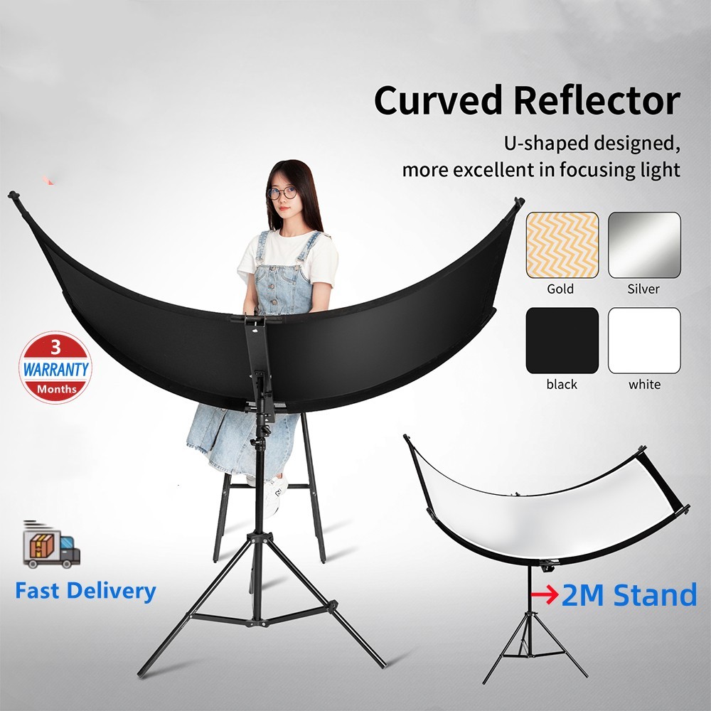 50*110cm U Shaped Curved Photo Reflector With Four Color Reflective ...