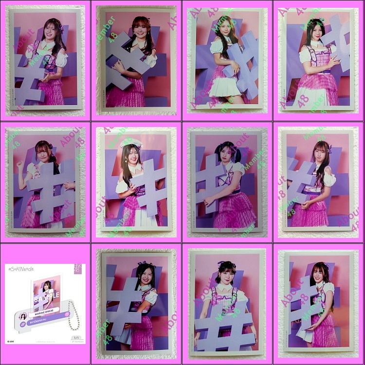 Sukinanda Special Act Keychain (1/2) BNK48 Pancake Marine Little Girl ...