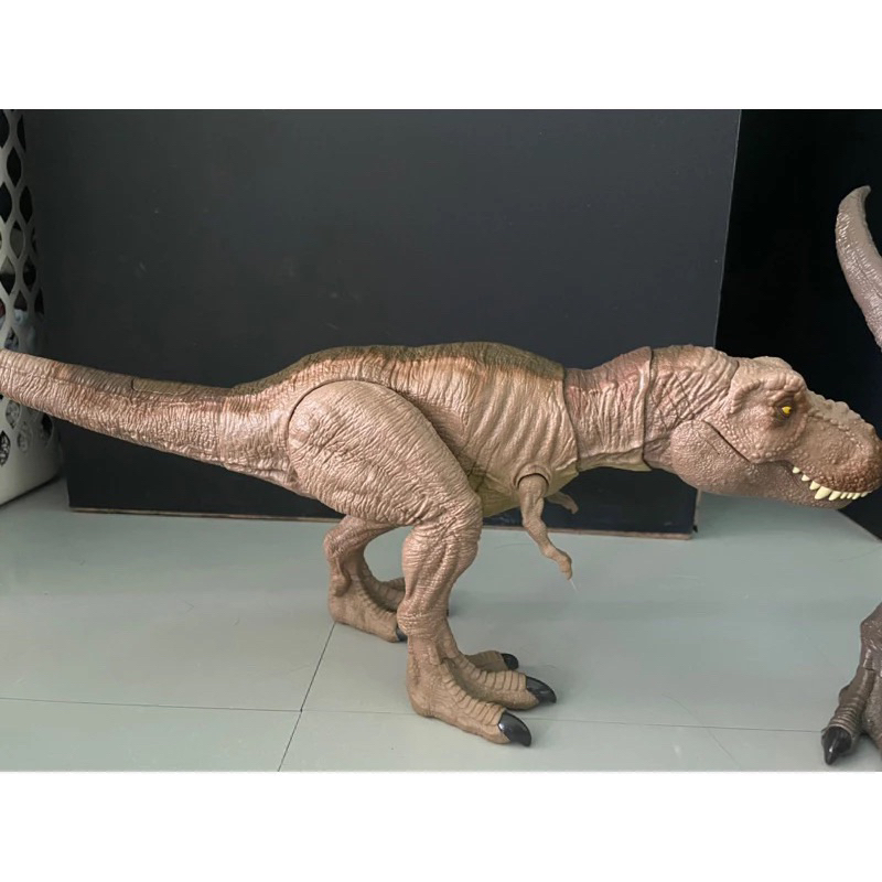 Without Cap Charcoal Jurassic World Camp T-Rex Mattel Dinosaur action ...