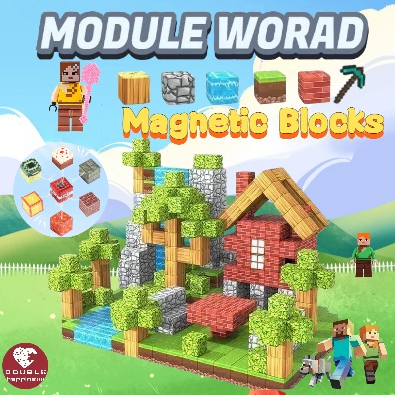 Minecraft Magnetic Block Size 2x2 Cm. DIY Suitable For Kids And Adults ...