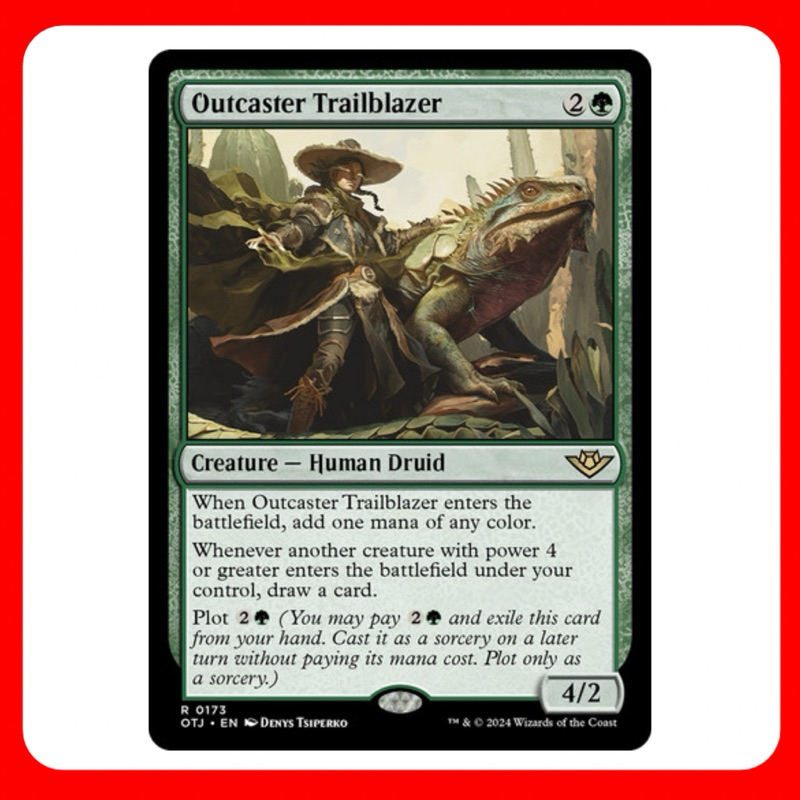 [MTG] Outcaster Trailblazer [OTC] [GREEN] [RARE] [NORMAL] [ENG] (Magic ...