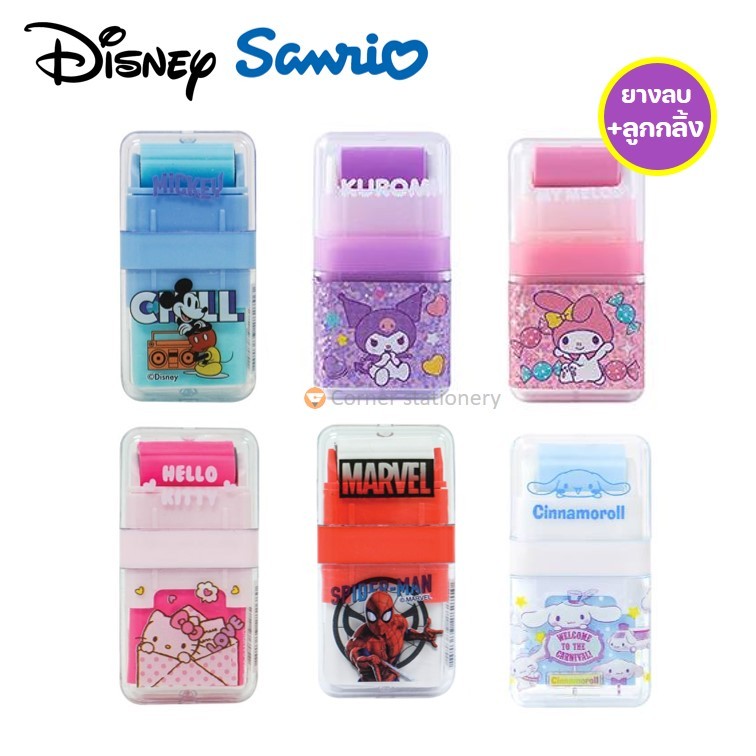 Roller Eraser Collect Erasers Model 0081 Authentic Mickey Kitty ...
