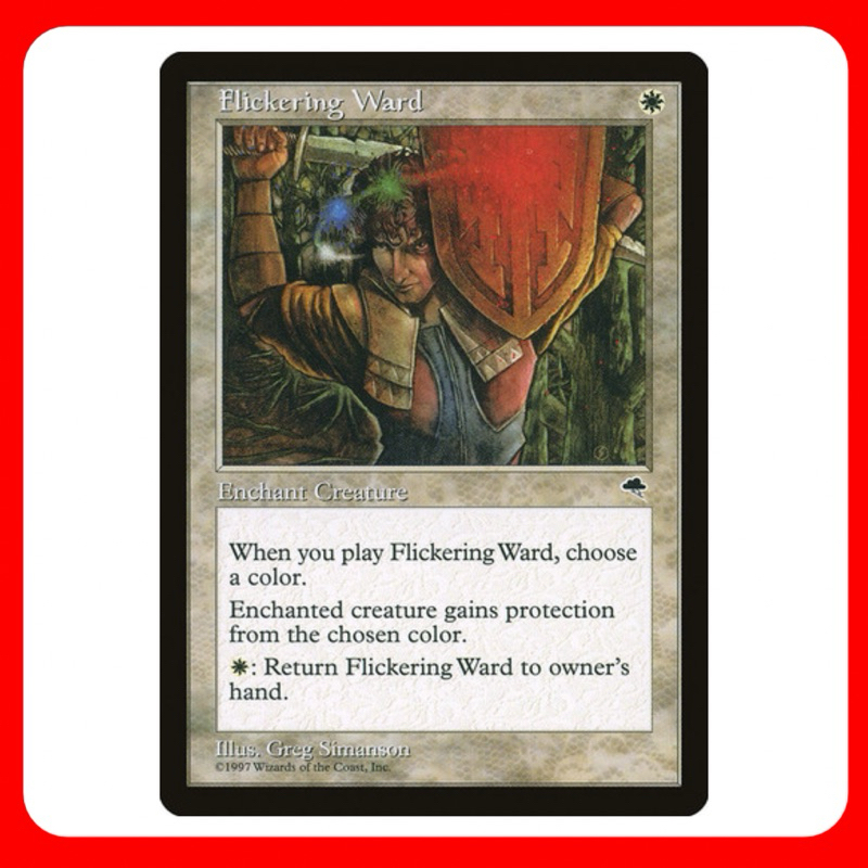 [MTG] Flickering Ward [TE] [WHITE] [UNCOM] [NORMAL] [ENG] (Magic Card ...