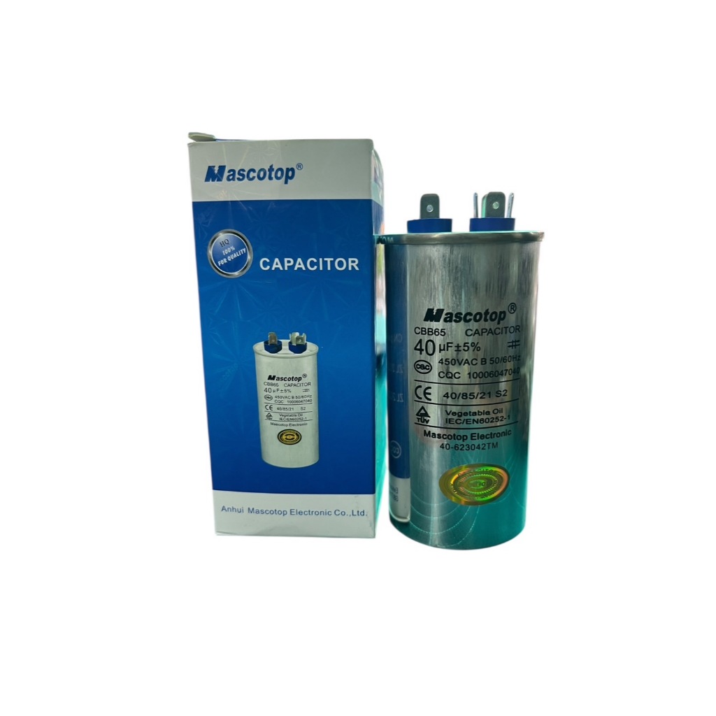 Condensor C Washing Machine And Air Conditioner Value 40 uF 450 V Steel ...