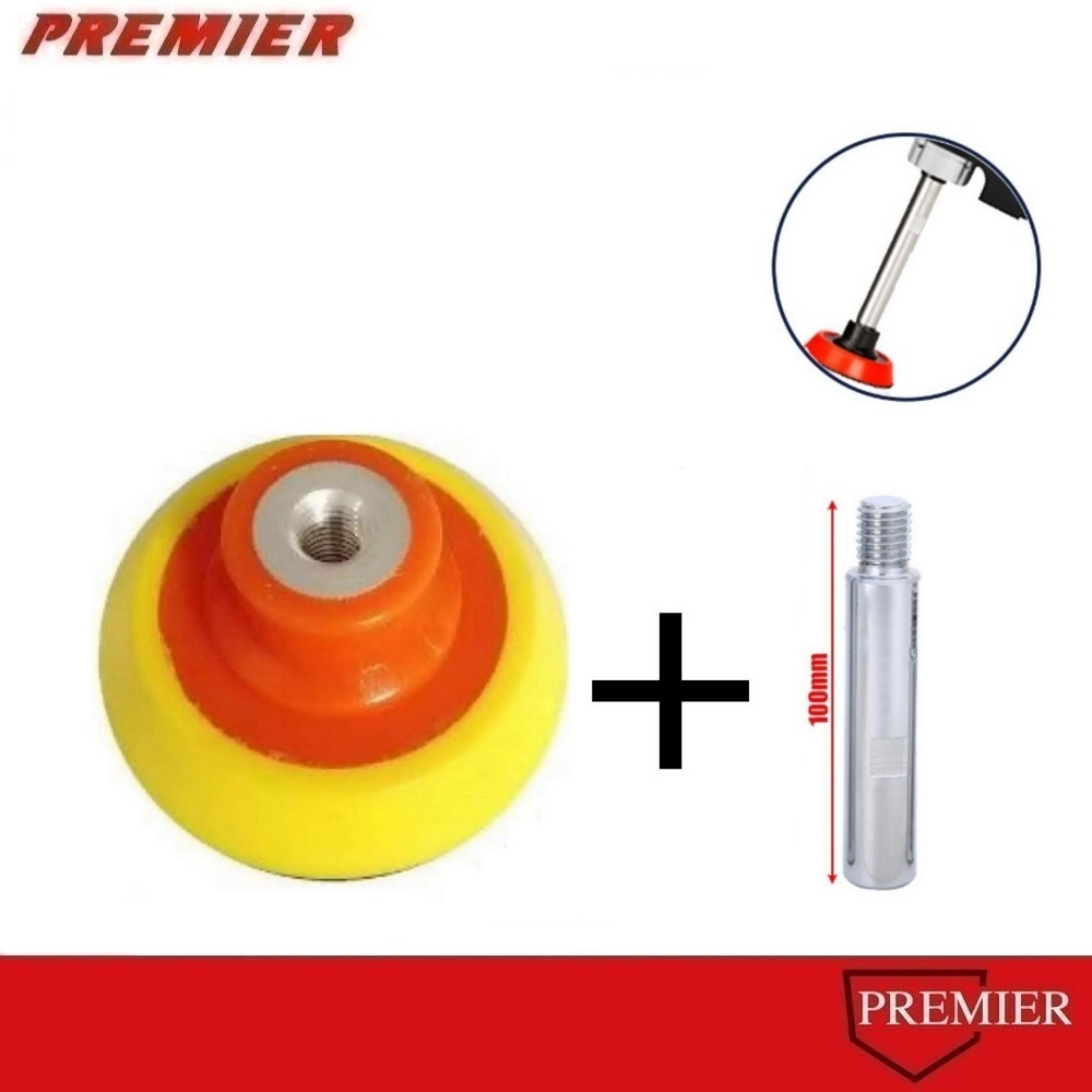 Sanding Pad 3 "+ Extra 10cm Adapter Connector 14mm Thread Size For ...