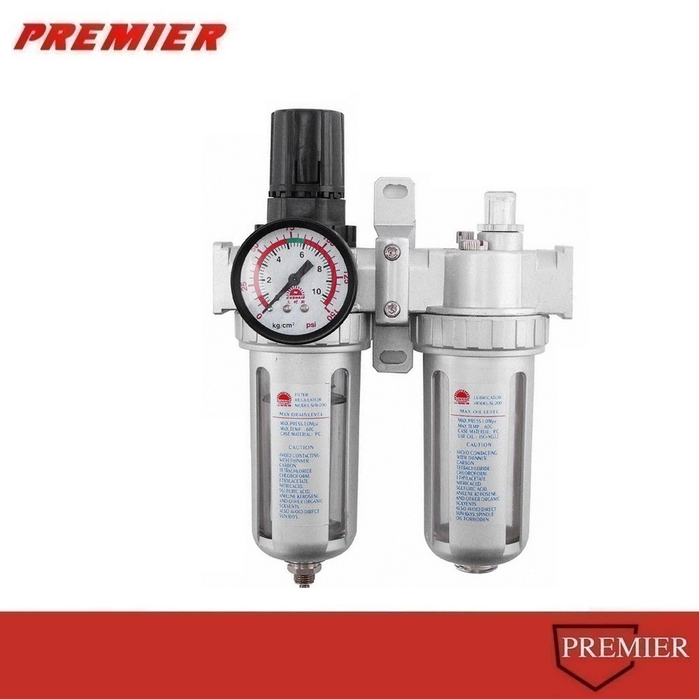 Air Filter Set Oil Trap With 1/4 "Regulator Dial Model SFC-200 ...