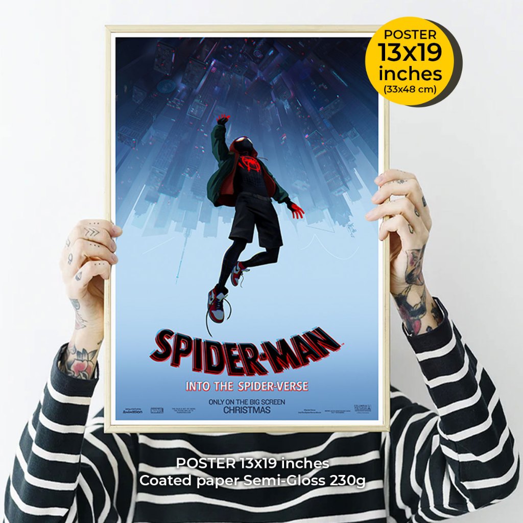 Spider-Man Into the Spider-Verse Poster the Black Powder To the ...