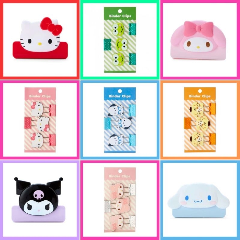Authentic 1 paper clip Sanrio binder Belt Kitty Kuromi | Shopee Philippines