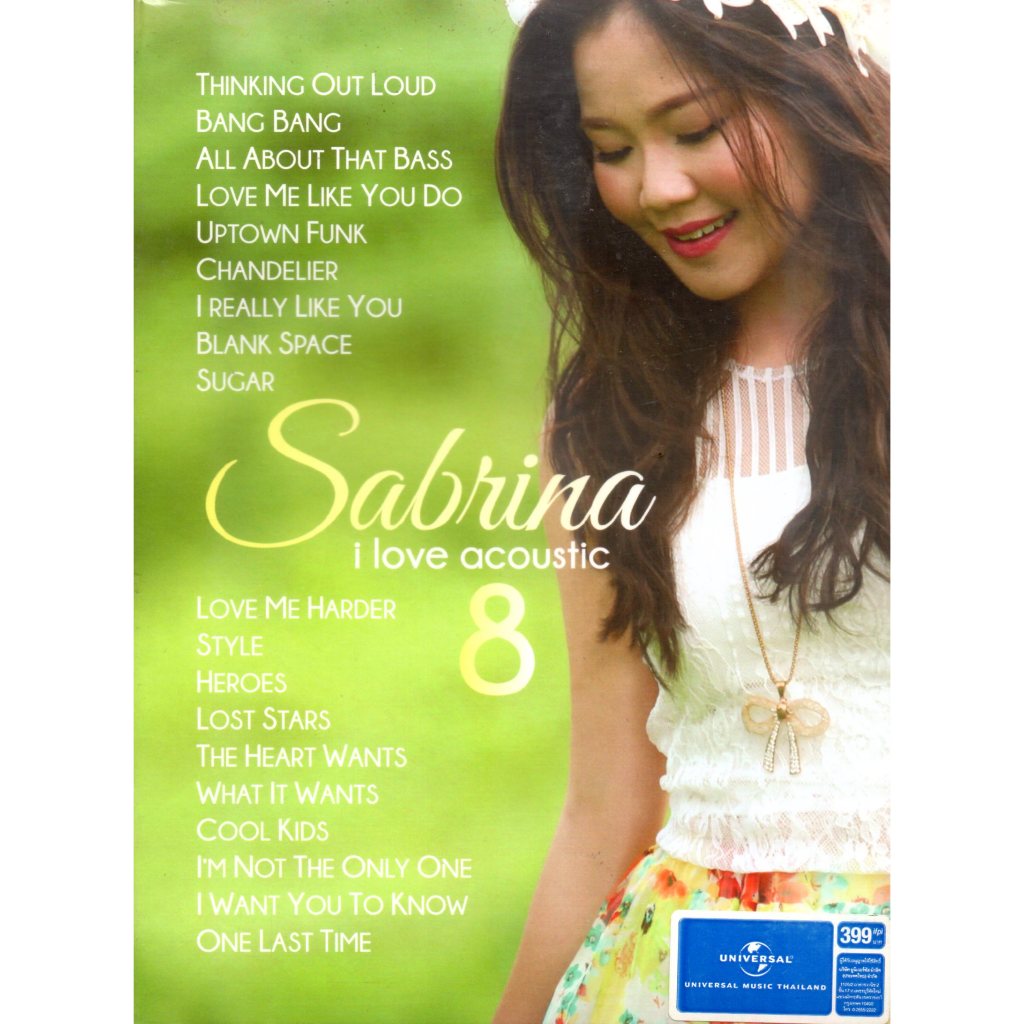 CD Sabrina-I Love Acoustic 8 (2015)(Thai) | Shopee Philippines