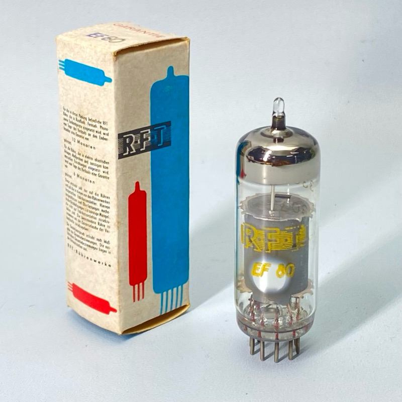 EF80 Tube Equivalent 6BX6 Vacuum Pentode RF/IF-Stage RFT Germany (NOS) | Shopee Philippines