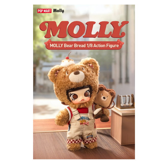 New In Seal!! Pop Mart: MOLLY Bear Bread 1/8 Action Figure | Shopee ...