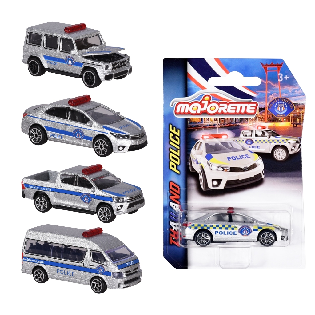 Majorette Police cars Model Car 1/64 Scale Diecast Defect Package ...