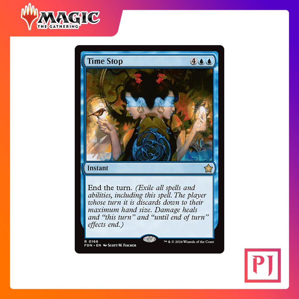 [MTG] Time Stop [FDN] [BLUE] [RARE] [NORMAL] [ENG] (Magic Card/Magic ...
