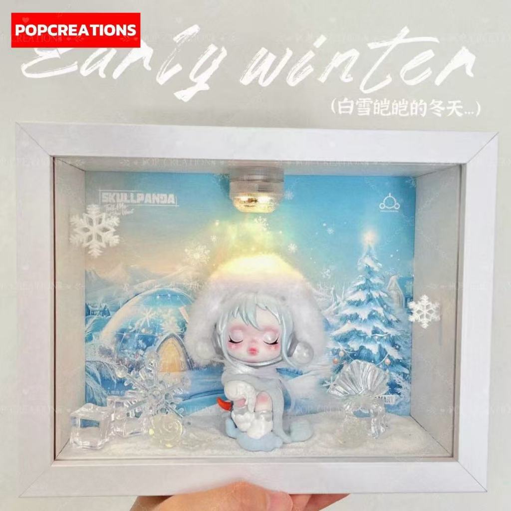 POPCREATIONS DIY POPMART 15*20 SKULLPANDA christmas Tell Me What You ...