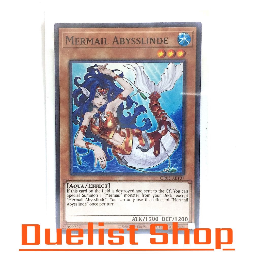 Mermail Abysslinde (N) Monster Water Level3 [Aqua/Effect] CR05-AE107 ...