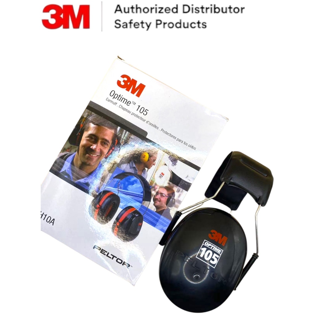 3M Earmuff Model Optime 105 H10A Black (3MEMOM105H10A) 【Delivery From Thailand】 | Shopee Philippines