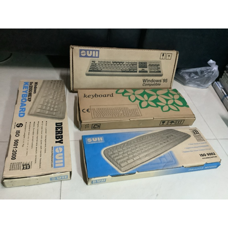 One Hand SUH-SUH keyboard AT White Ps2 Round Head Big/Ps2 | Shopee ...