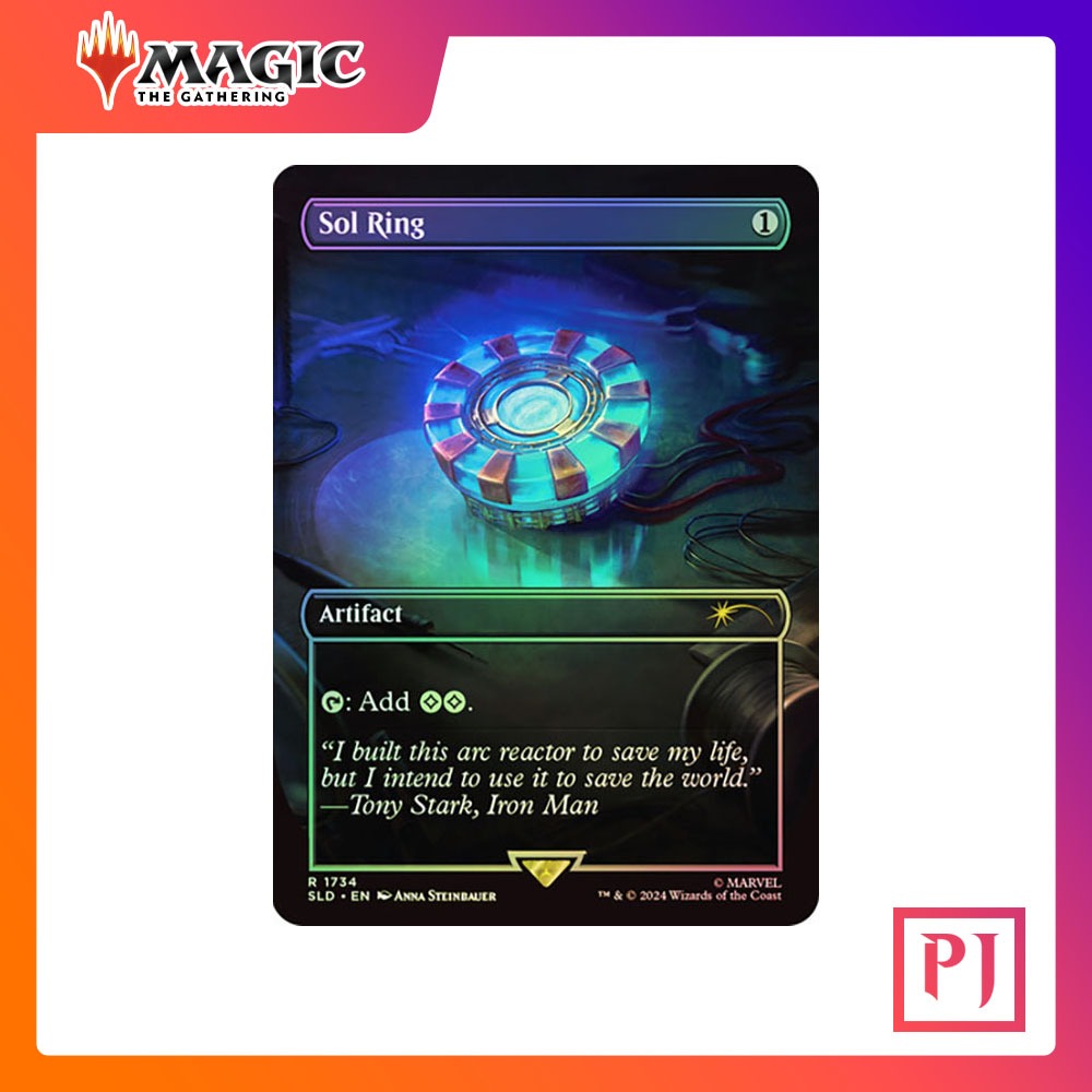 [MTG] Sol Ring (Marvel) (Secret Lair) (1734) (Borderless) [SLD ...