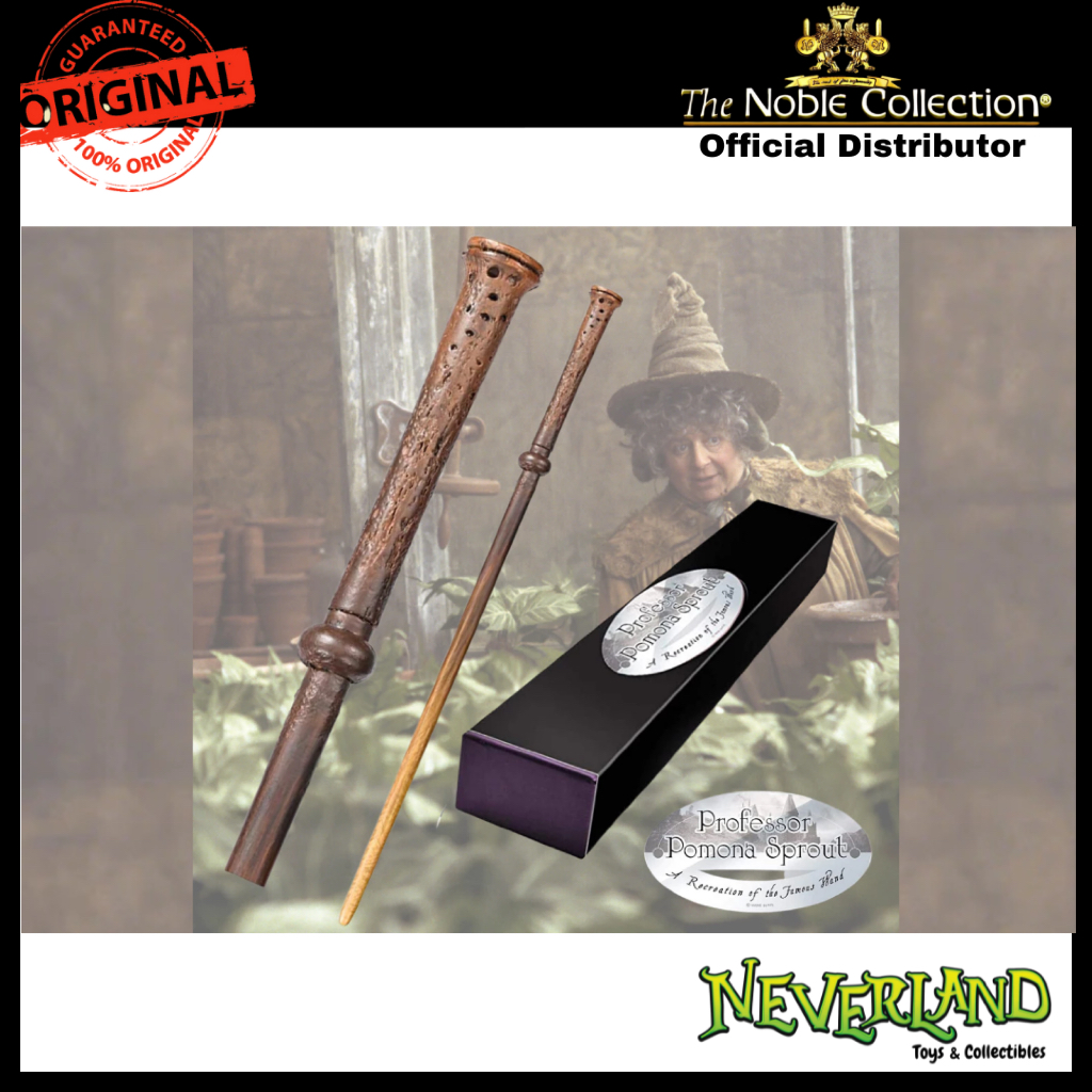 Harry Potter Wand-Professor Pomona Sprout's Noble Collection | Shopee ...
