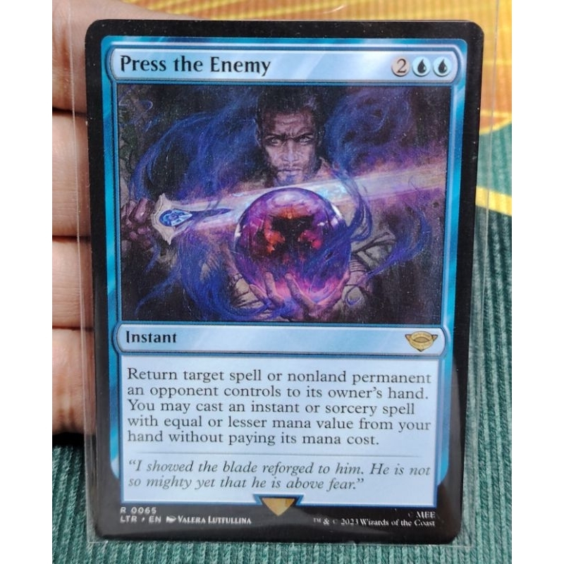 [MTG] Press the Enemy [LTR] [BLUE] [RARE] [NORMAL] [ENG] (Magic Card ...