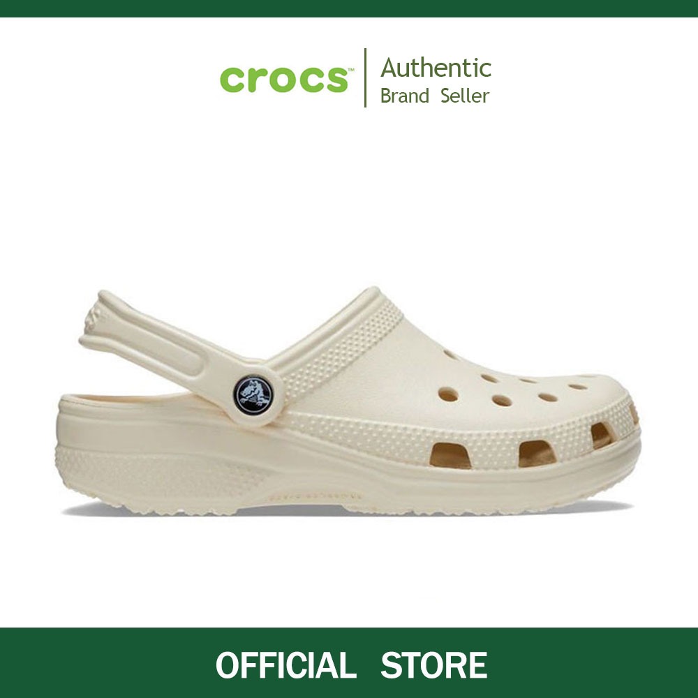 CROCS Casual Shoes CLASSIC CLOG Model 100014NS-bone /white | Shopee ...