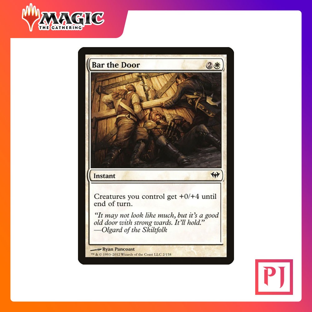 [MTG] Bar the Door [DAS] [WHITE] [COMMON] [FOIL] [ENG] (Magic Card ...