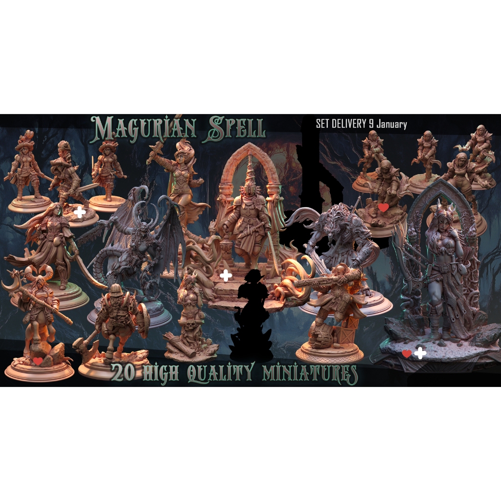 Maurian Spell-Model For DnD Miniature and other RPG's | Shopee Philippines