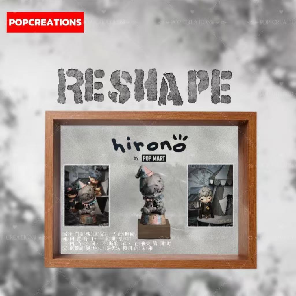 S POPMART DIY Hirino RESHAPE Photo Frame 21 * 30 BOX Display Rack Model ...