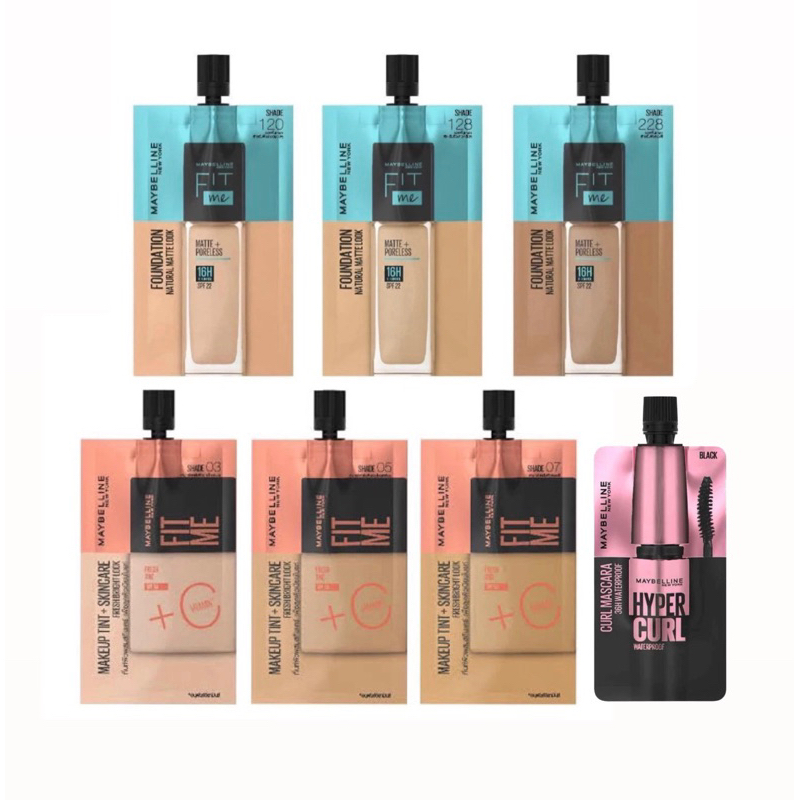 [1 Sachet] Maybelline Fit me Foundation 5 ml. | Shopee Philippines