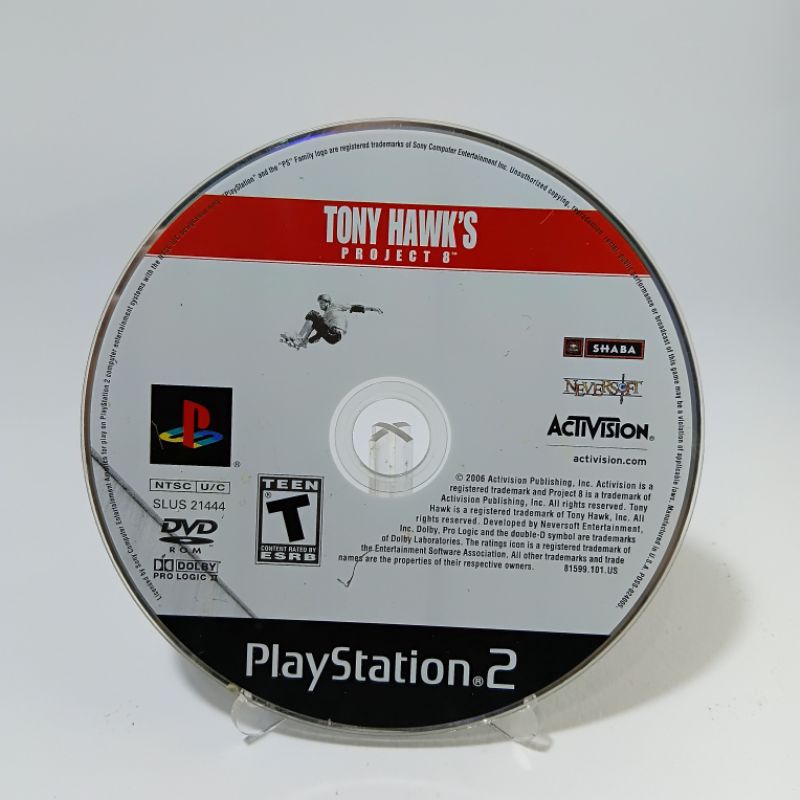 Tony Hawk's Project 8 (PS2) USA-Original Disc (Loose) Tested | Shopee ...