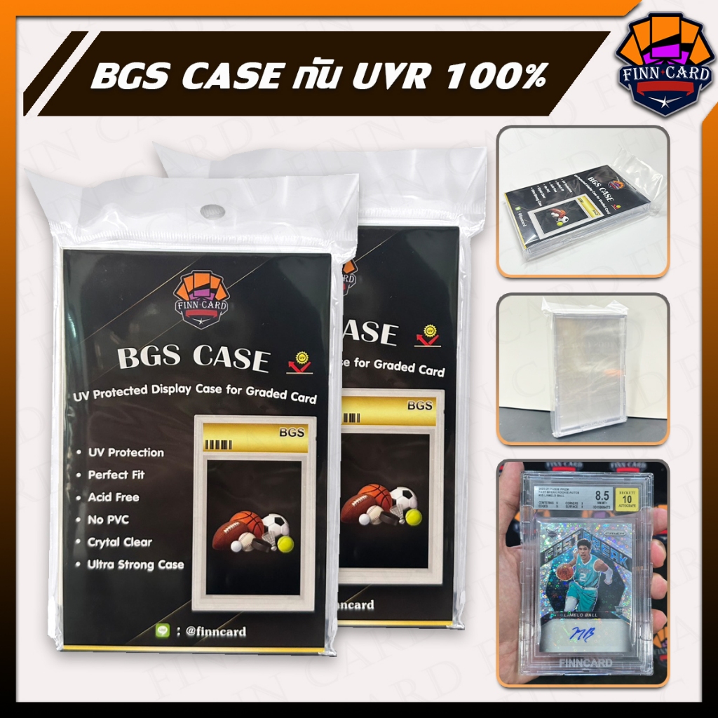 BGS Case Clear Frame 35pt Card Uvr 1 Easy To Store Stackable Display ...