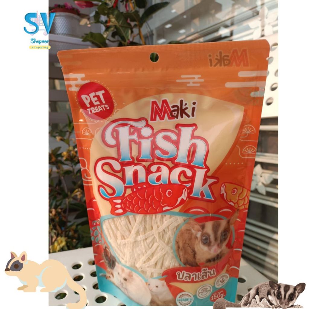 Maki Fish Snack 35g 150g. Maggi Food For Sugar Squirrel Hamster ...