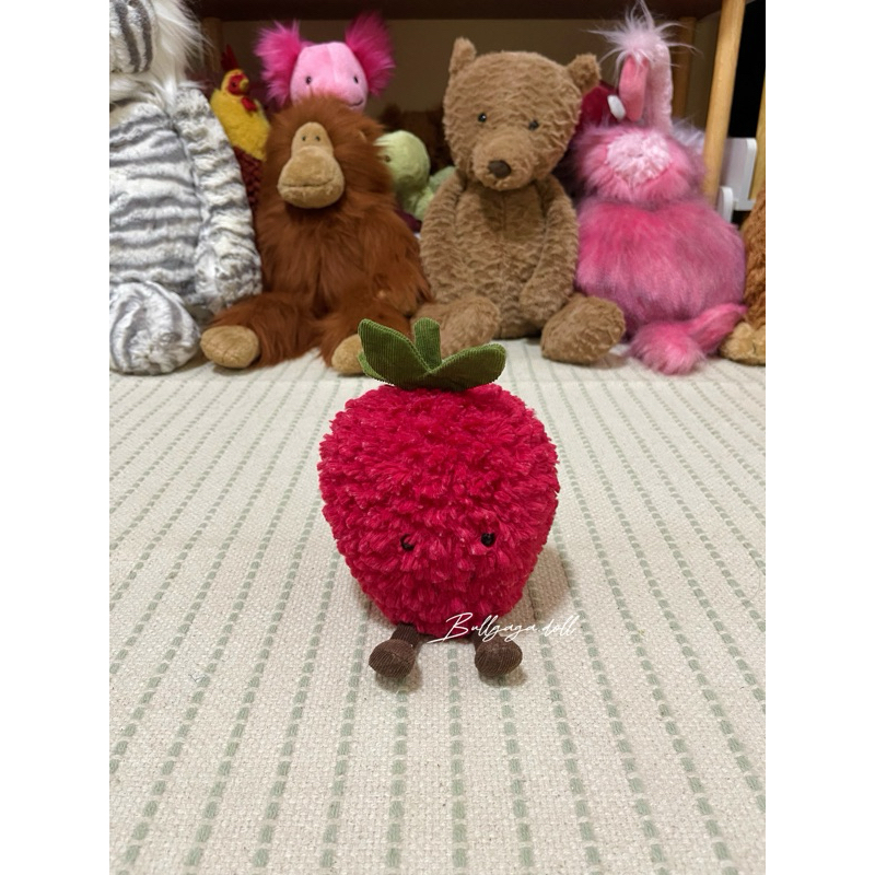 Jellycat Plush Toy-Amuseables Strawberry (Tag cut) | Shopee Philippines