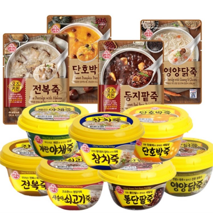 Korean Instant Porridge(Keep The Room Temperature) Ottogi Porridge ...