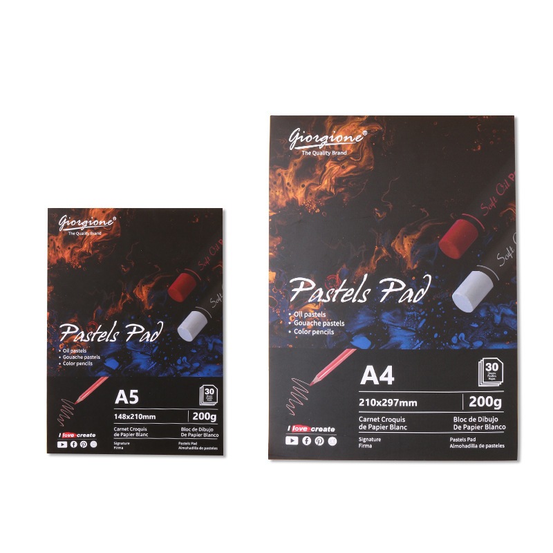 Giorgione Oil Painting Stick Special Paper 200g Size A4 A5 Color Block ...