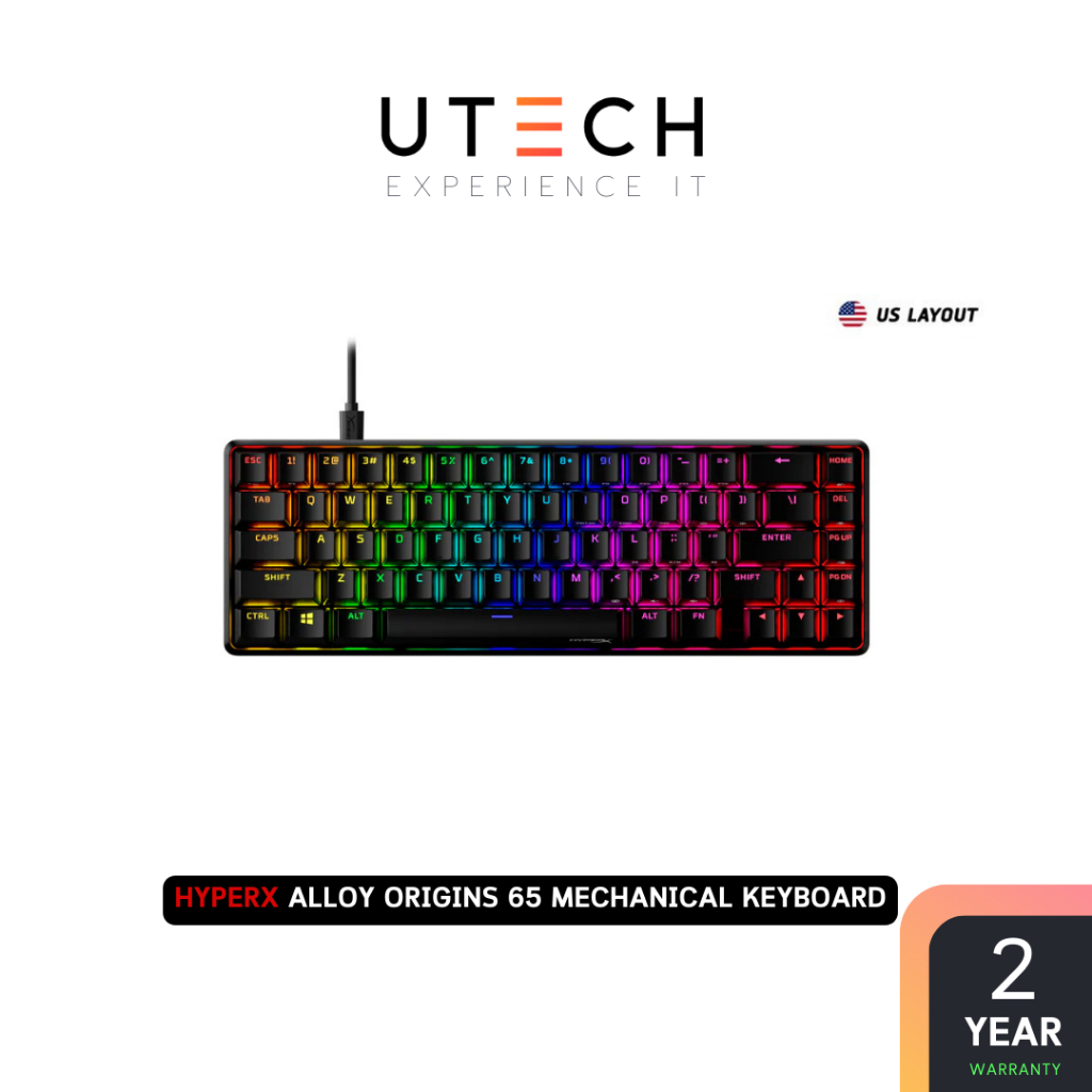 HyperX Alloy Origins 65 Mechanical Keyboard by UTECH | Shopee Philippines