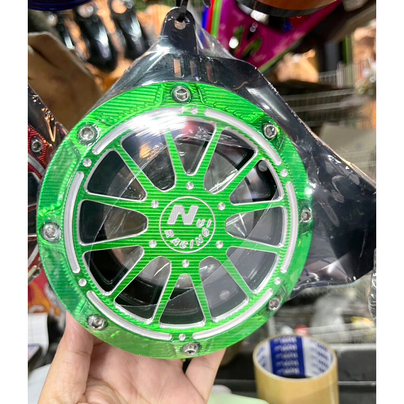 Giorno Crankcase Cover Aluminum CNC 3D Cut Pattern 2 Colors Clear ...