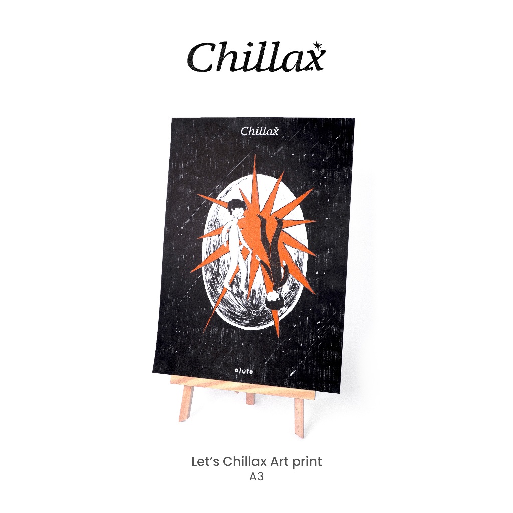Let's Chillax Art-Print (Original Artwork by olulo.objects) | Shopee ...